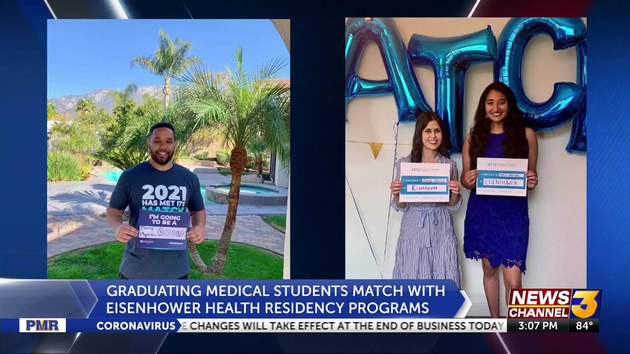 Graduating medical students matched with Eisenhower Health residency ...