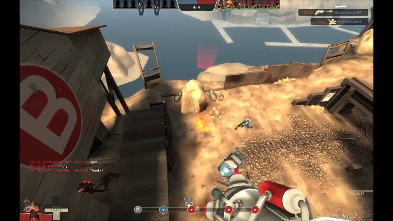 TF2: Rocket Jumping Cow Mangler Gameplay - YouTube