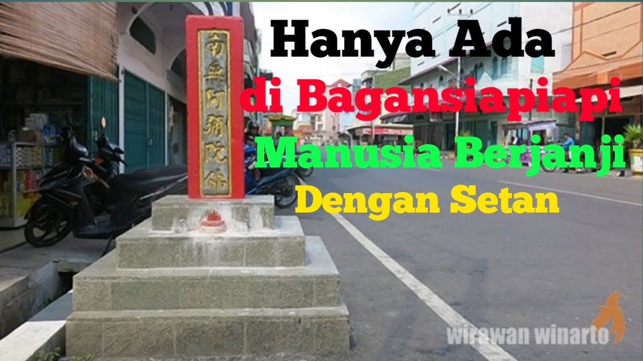 Tugu Perjanjian antara Setan dan manusia Hanya ada di Bagansiapiapi ...