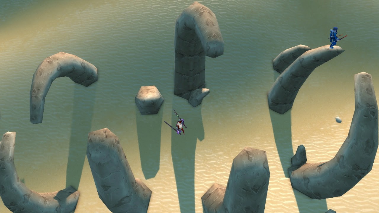 Fight Scene Test 2 Draenei vs Blue Ninja! - YouTube