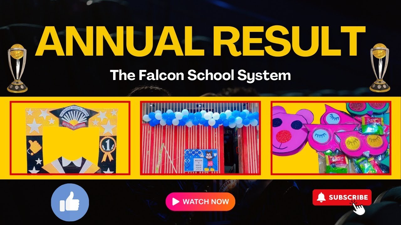 Announcement of Annual Result 2024 || The Falcon School System - YouTube