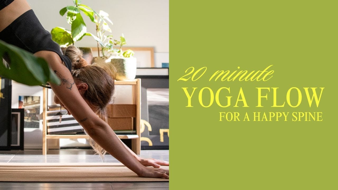 20 Min Yoga Practice | Gentle Twists for a Happy Spine - YouTube
