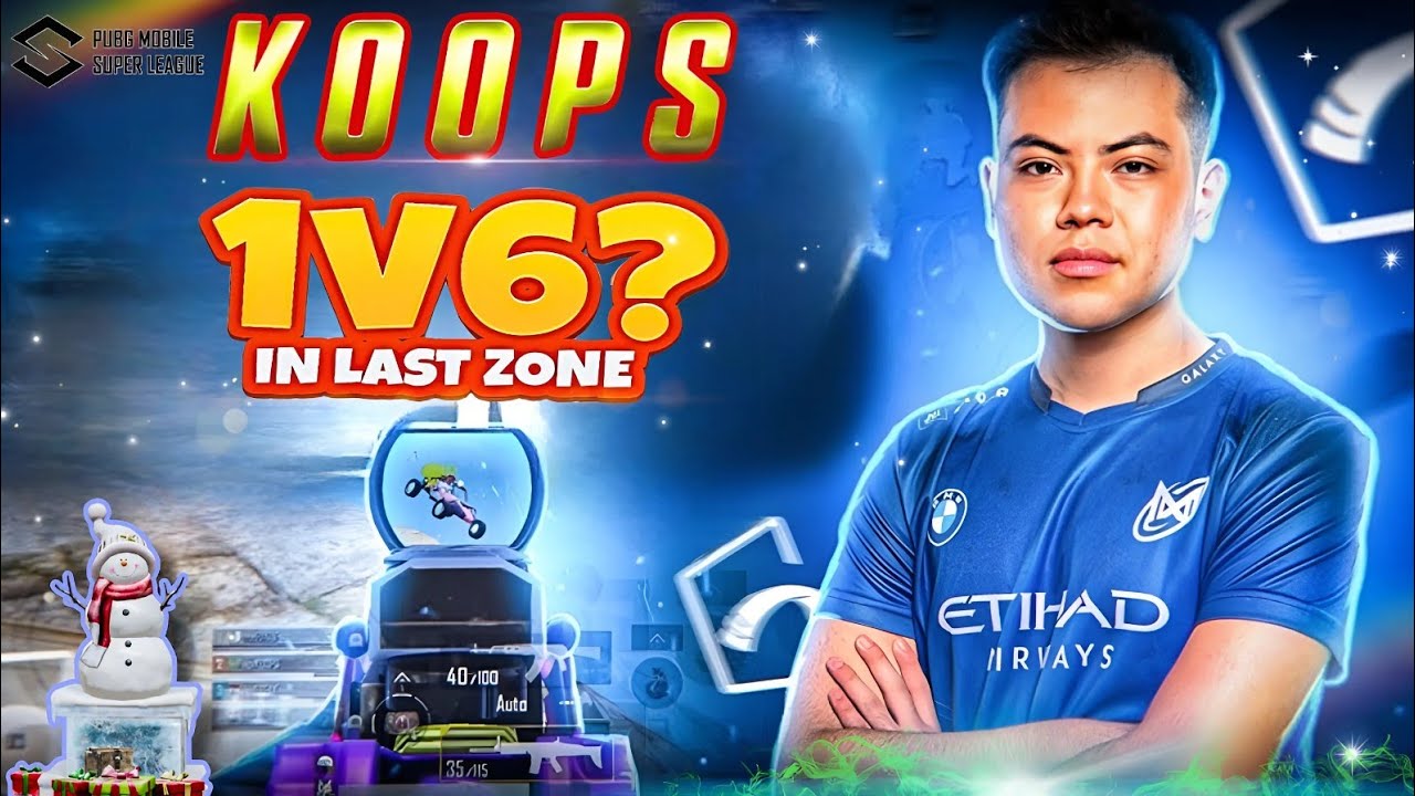 NGX Koops : 1v6 Clutch in Final Circle?😱 2024 PMSL EMEA 🔥 Best Clutch ...