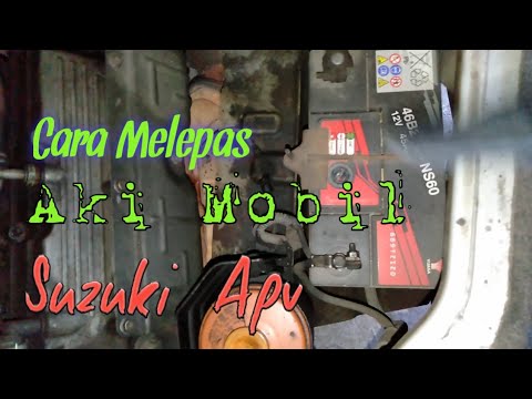 CARA MELEPAS AKI MOBIL SUZUKI APV | Tutorial Yan Iwan - YouTube