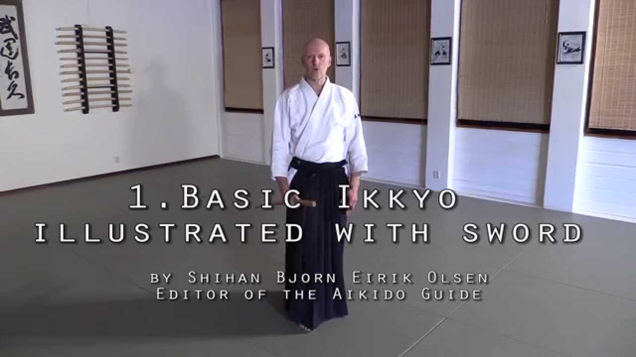 1. Basic Ikkyo illustrated with sword - YouTube