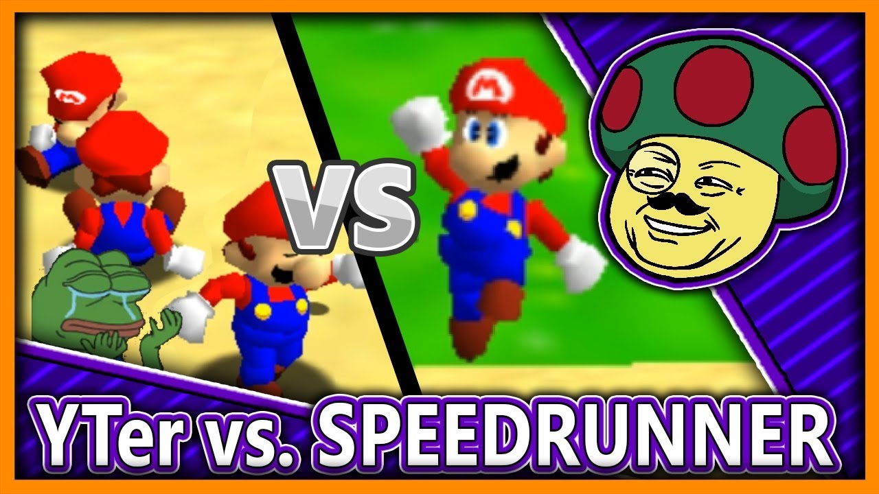 Mario 64: 3 "Youtuber" vs. Speedrunner - YouTube