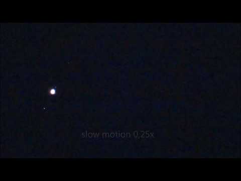 ISS and ATV-5 fly by Jupiter; International Space Station Jupiter Jowisz