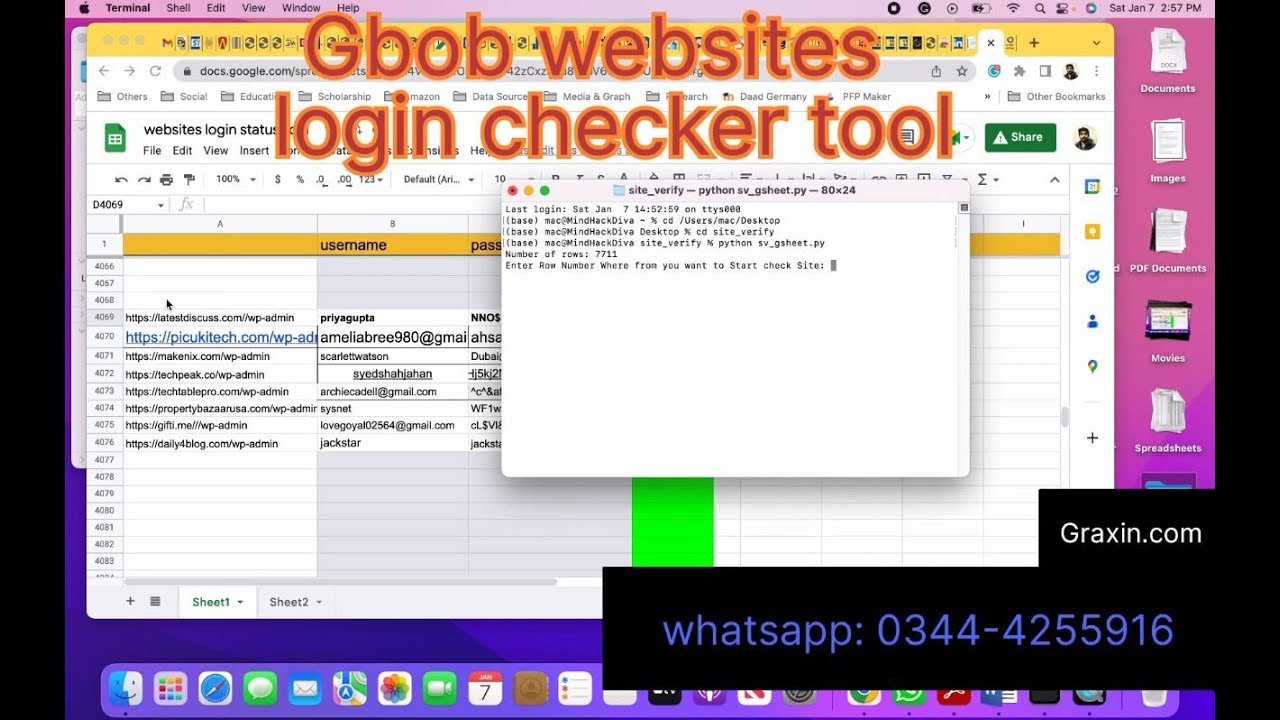 Bulk Website Login Checker Automation Tool - YouTube