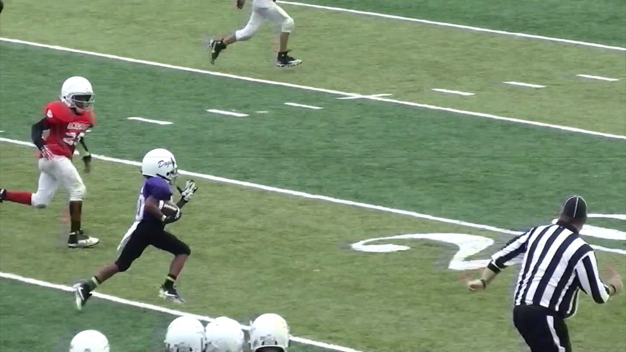 Martez Virgil 4th Grade Football Highlights - YouTube