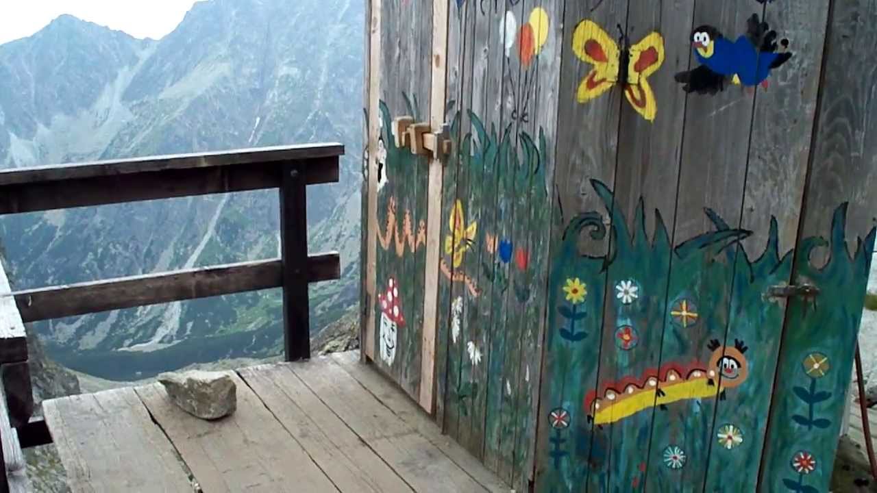 Podniebna tolaleta - Chata pod Rysami - YouTube