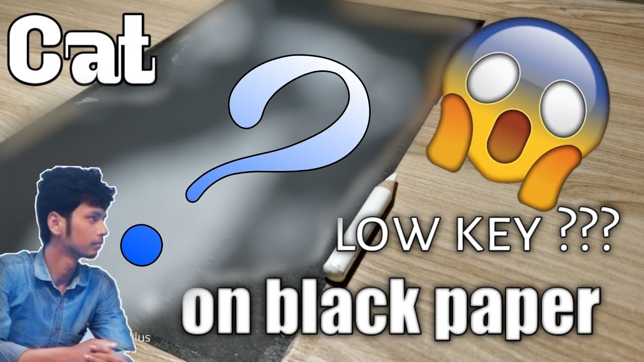 low key drawing 😱(cat) what is low key drawing 🤔🤔 - YouTube
