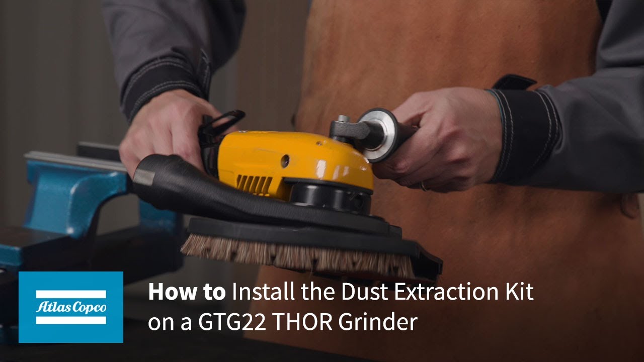 How to Install the Dust Extraction Kit on a GTG22 THOR Grinder - YouTube