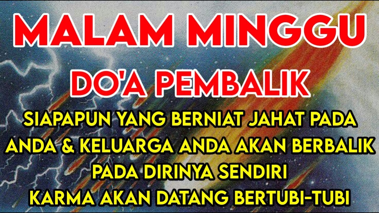 PUTAR SEKARANG JUGA AGAR ORANG DZOLIM TERKENA KARMA & AZAB OLEH ALLAH ...