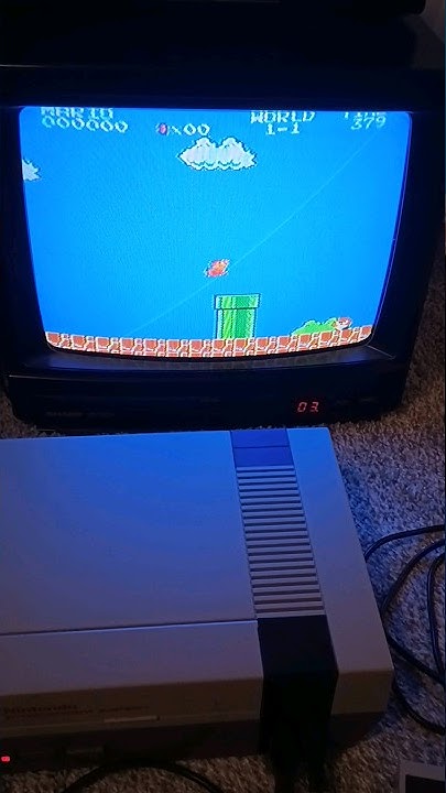 NES retro gaming setup - YouTube