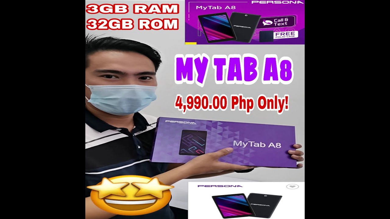 "NEW" PERSONA MY TAB A8 TABLET || ORIGINAL BRAND AT MODEL NA NGAYON MO ...