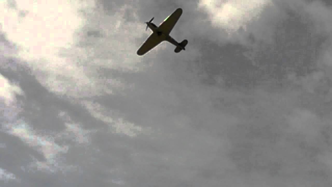 Spitfire flies over - YouTube
