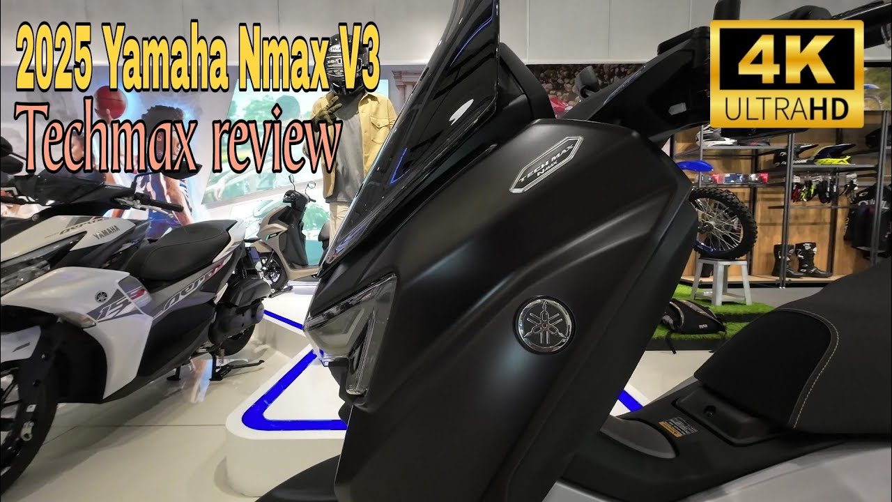 2025 Yamaha Nmax Techmax review | Nmax version 3 Philippines - YouTube