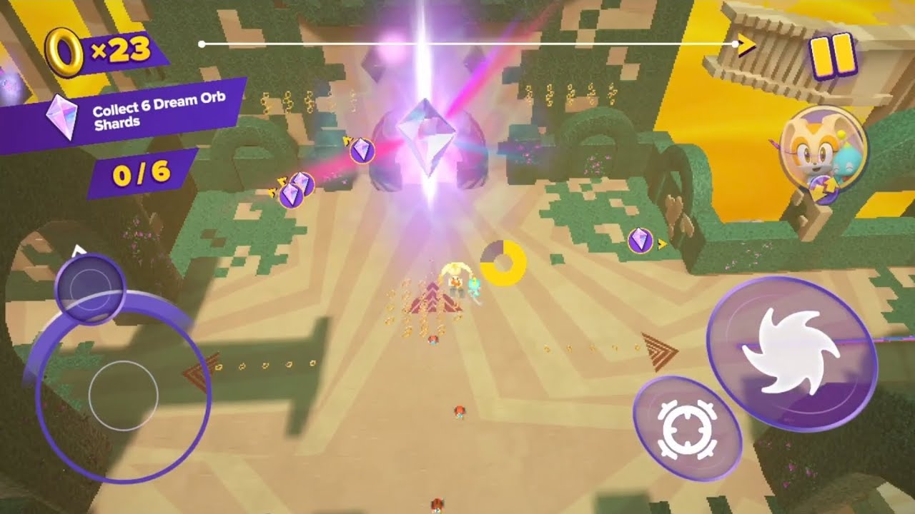 Sonic Dream Team | Cream Gameplay Nightmare Maze - YouTube