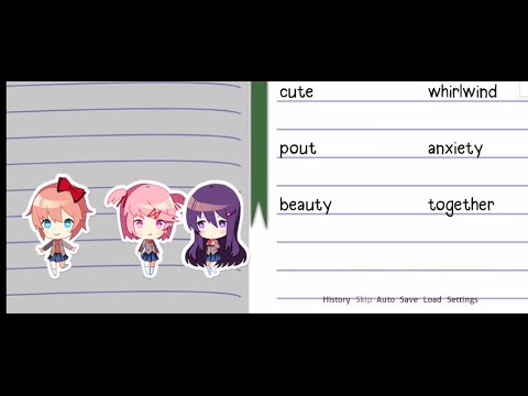 Playing Doki Doki Literature Club to learn English#2 (with reaction in ...
