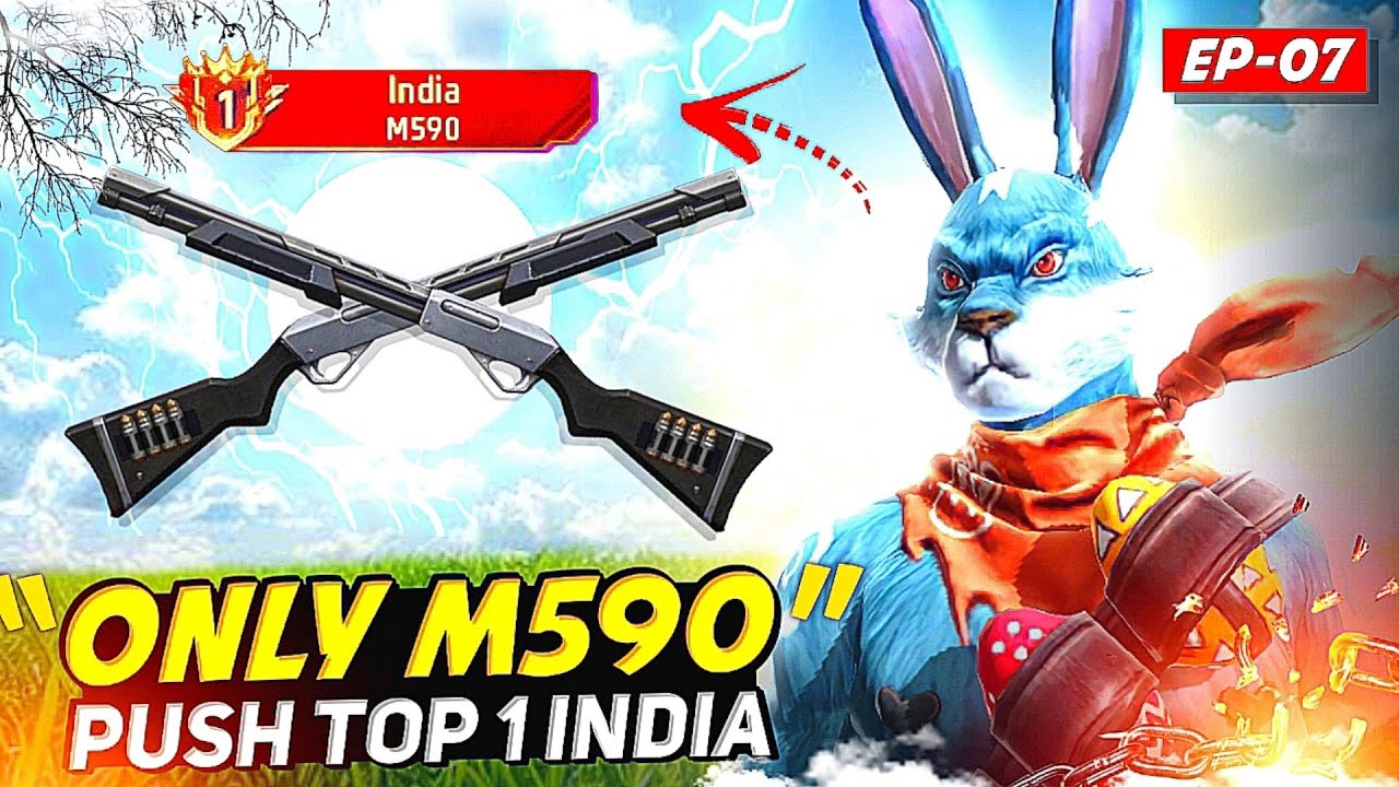 India Region Top 1 M590 Weapon Title Pushing With Tips and Tricks| Ep ...