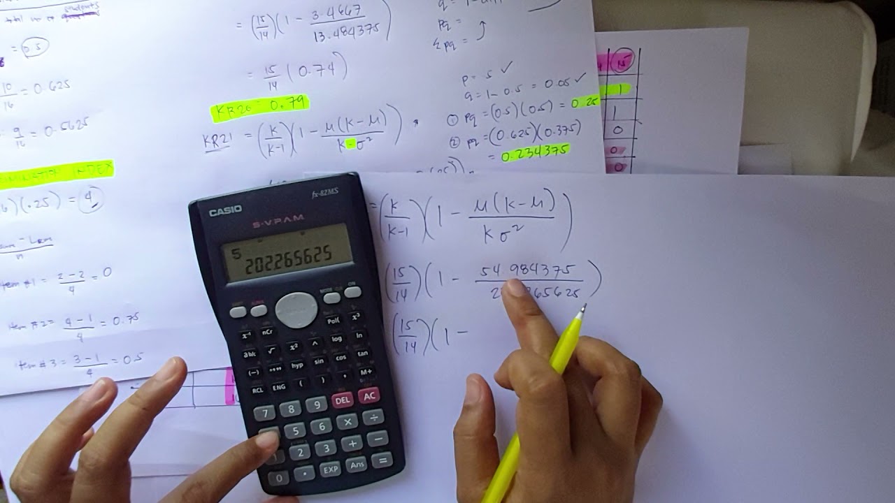 RELIABILITY TEST using KR21 - YouTube