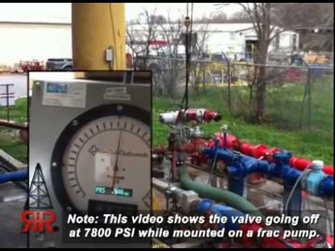RR Valve Automatic Modulating Reset Relief Valve Test - YouTube