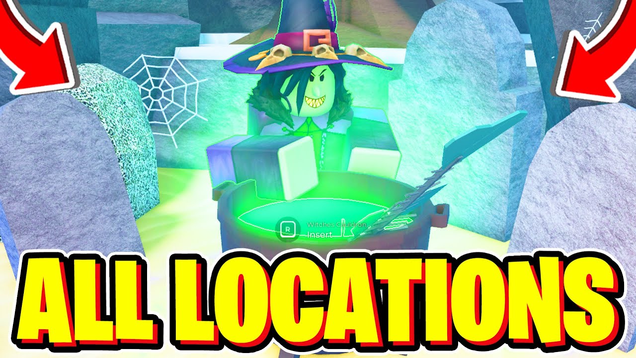 How To GET ALL INGREDIENT LOCATIONS In Fisch! WITCH QUEST FISHFRIGHT ...