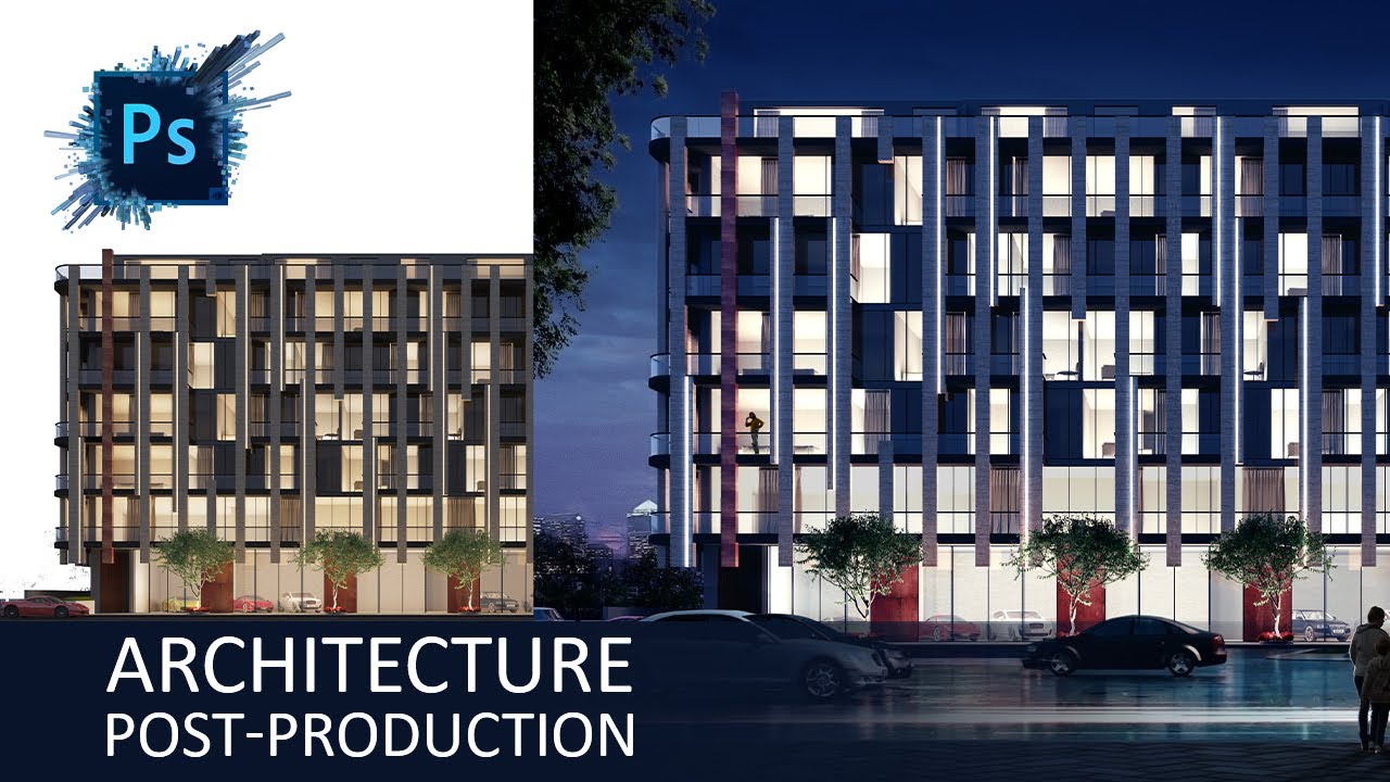 Photoshop Post Production | Architecture Visualization Render v.14 ...