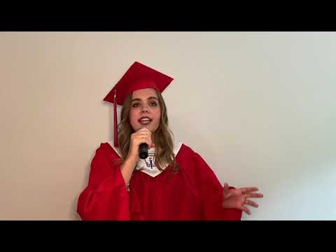 Meg's GRADUATION SPEECH - YouTube