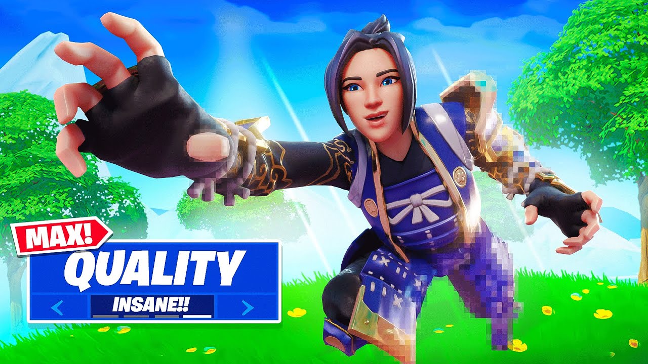 Fortnite *MAX SETTINGS* IS GAME CHANGING! - YouTube