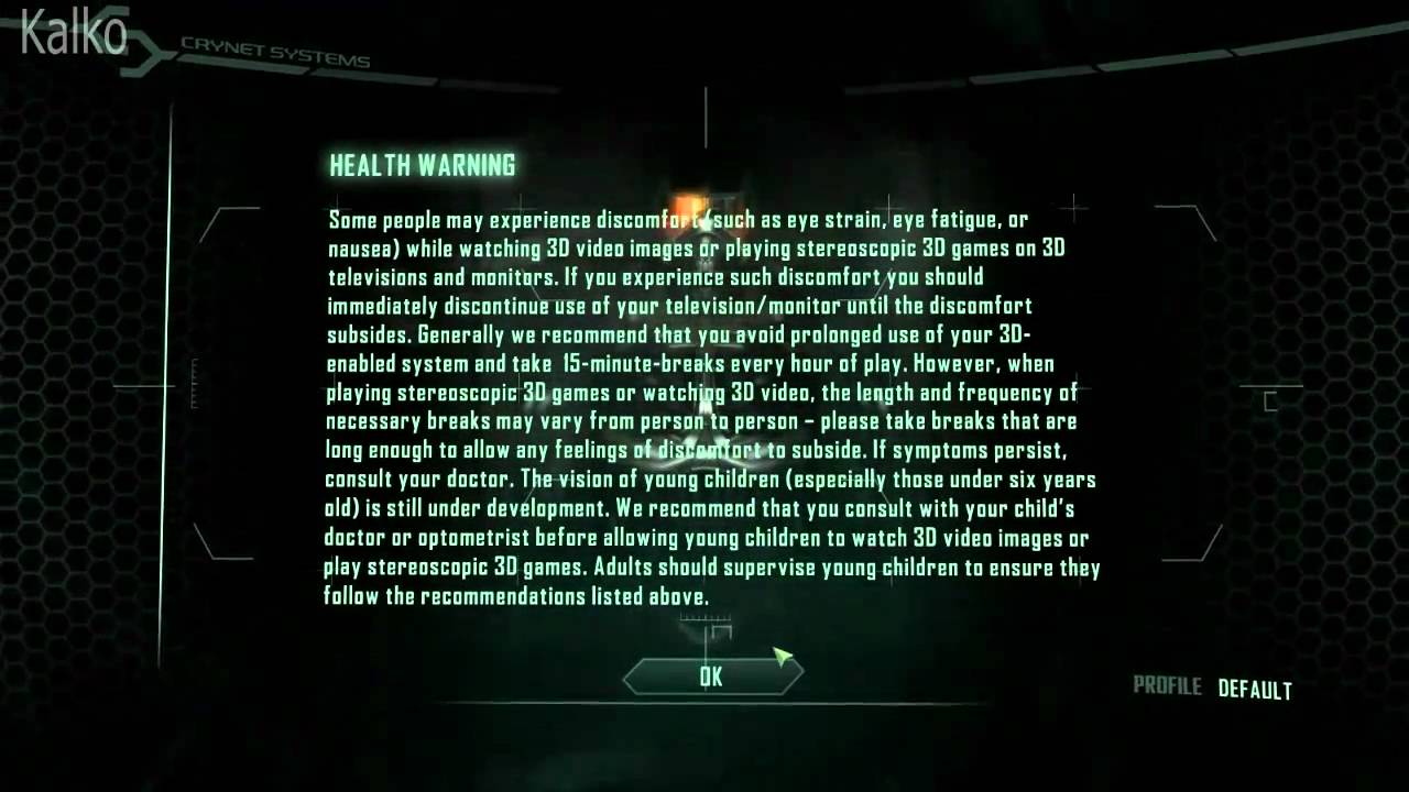 Crysis 2 Menu HD - YouTube