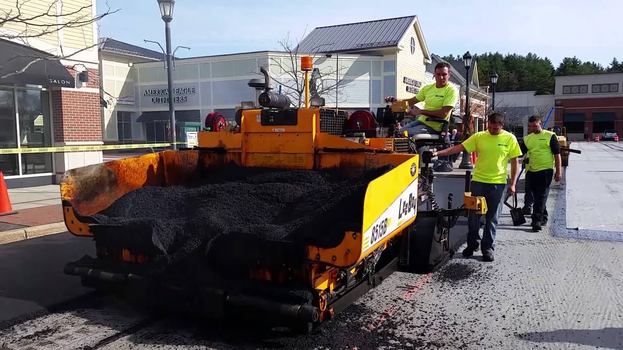 Paving & Fabric Installation - YouTube