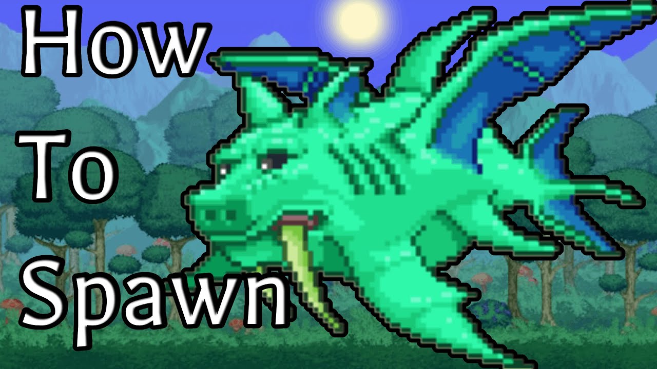 How To Spawn Duke Fishron Terraria - YouTube