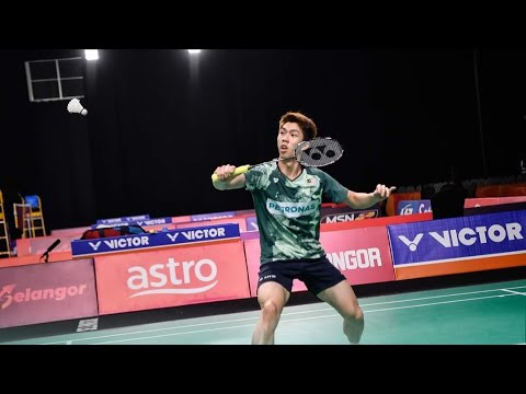Eogene EWE Vs CHI Yu Jen | Badminton Asia Team Championships 2024 MS ...
