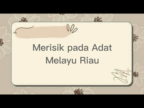 Merisik atau meminang pada adat melayu Riau. #budayamelayuriau # ...