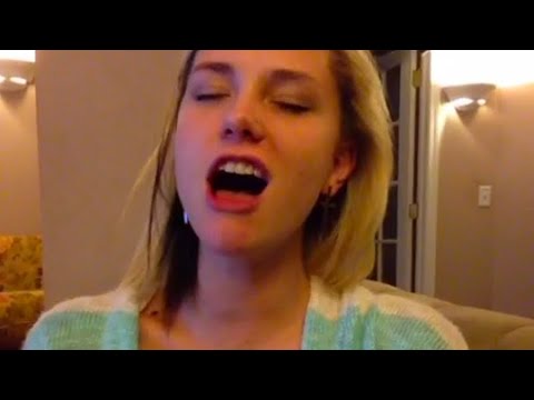 Cute girl burping - YouTube