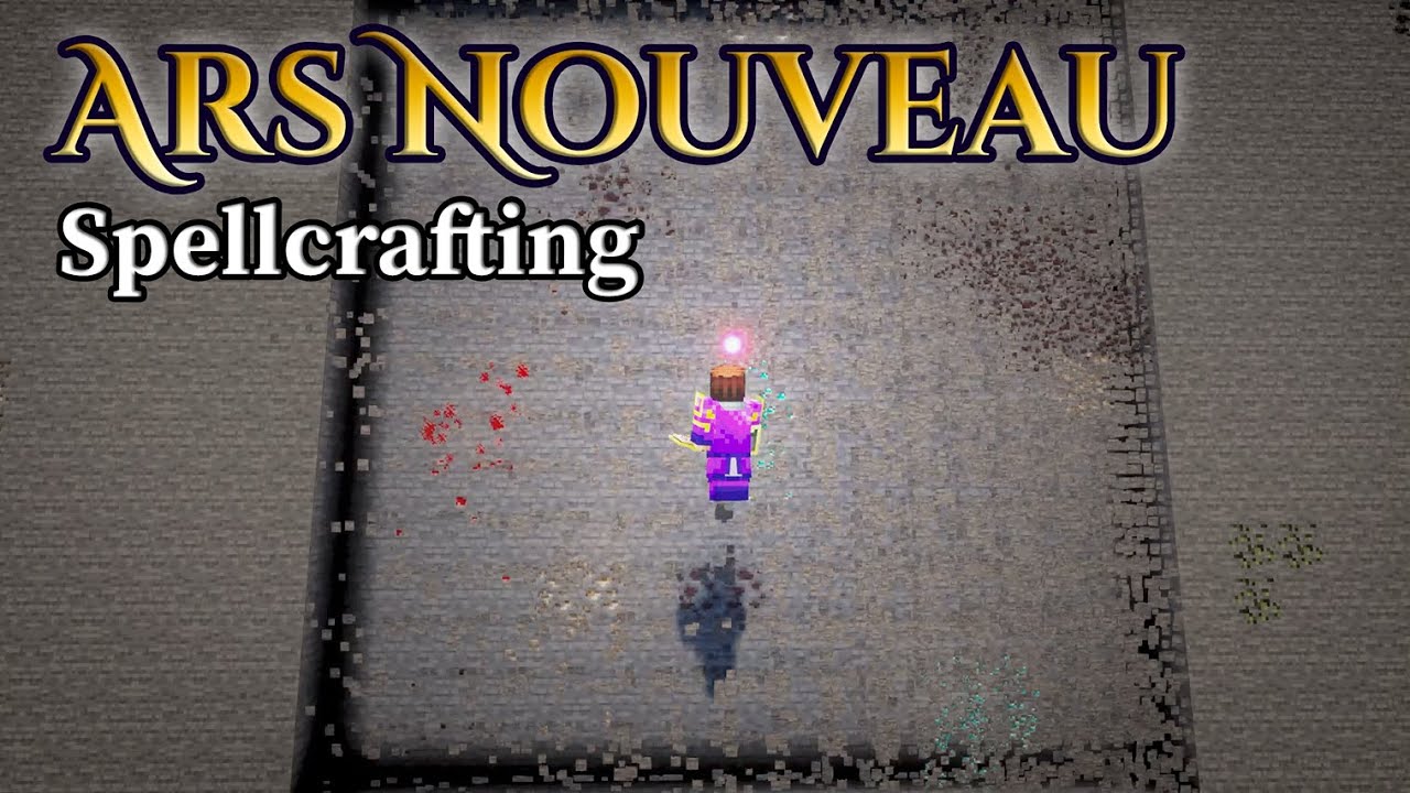 The BEST pickaxe is a spell?! Spellcrafting with Ars Nouveau - YouTube