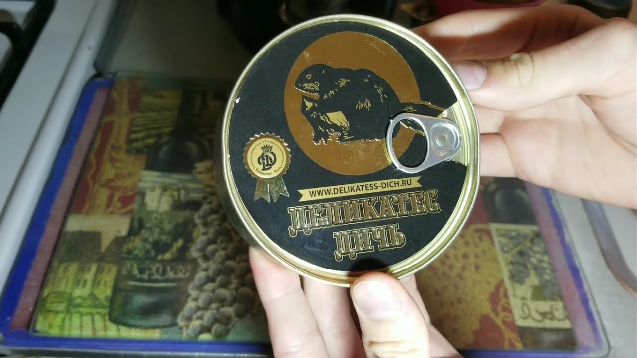 Tasting Stewed Beaver Meat MRE From Russia - YouTube