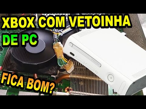 COMO LIGAR COOLER DE PC NO XBOX - TESTAMOS VÁRIOS HDS  USANDO FONTE DE COMPUTADOR