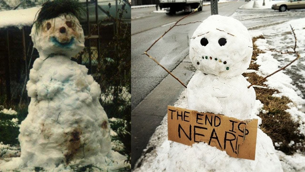 Worst Snowmen Ever! - YouTube