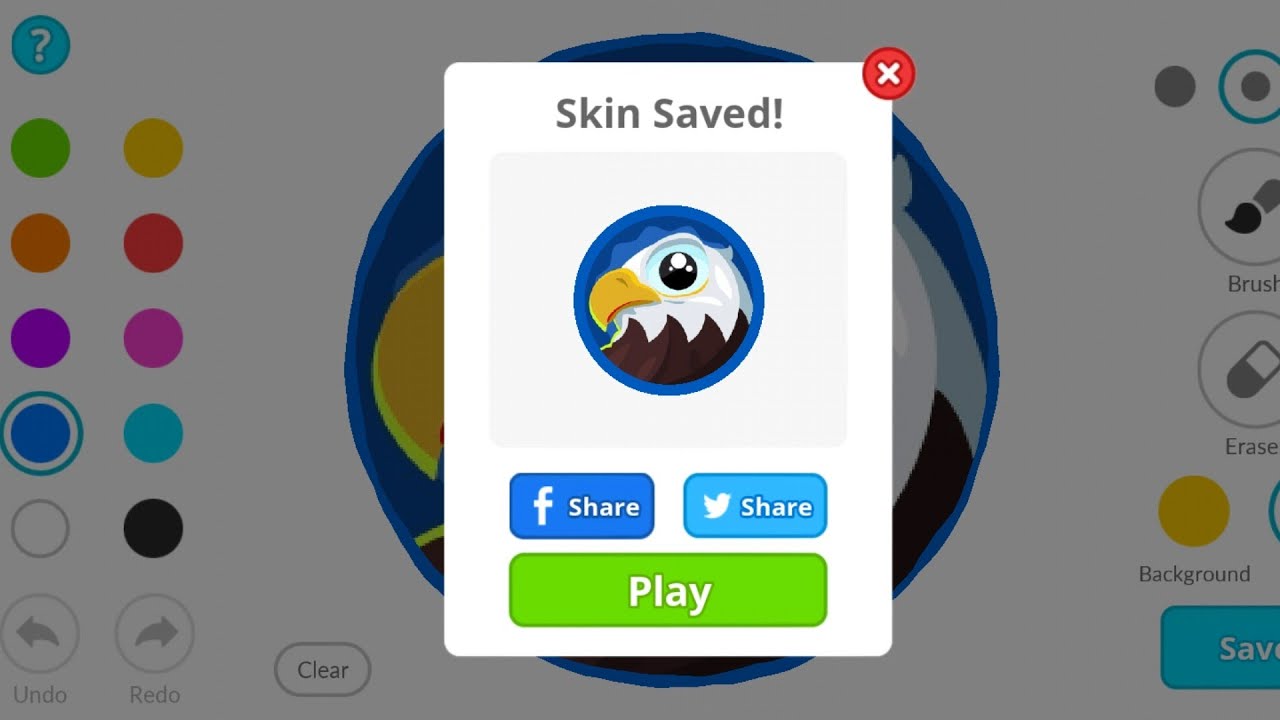 CUSTOM SKIN NEW TUTORIAL 😋(AGAR.IO MOBILE) - YouTube