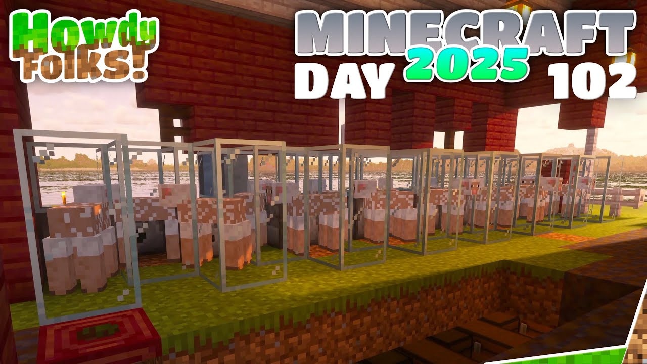 Sheep Shearing Automation | Minecraft 2025 | Day 102 - YouTube