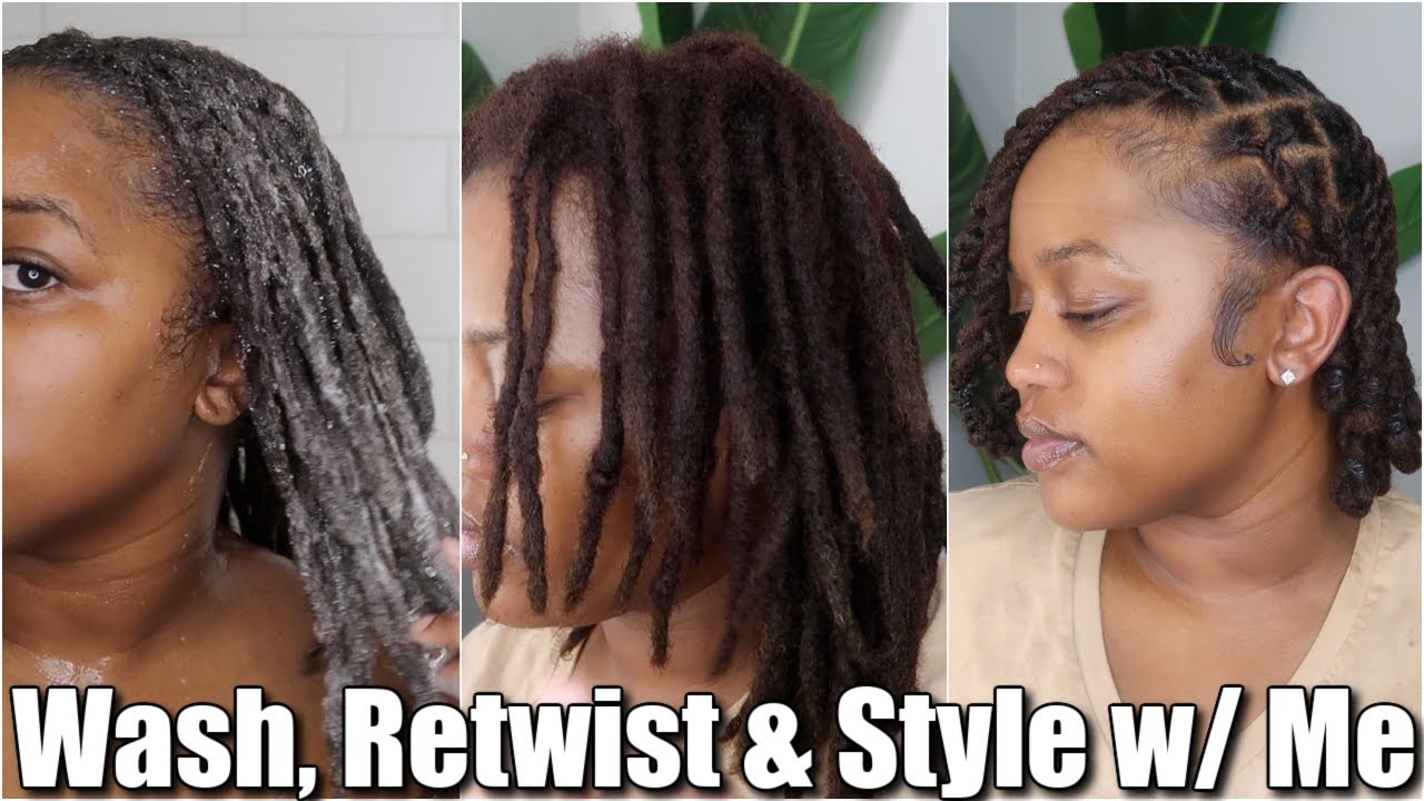 WASH, RETWIST, & STYLE W/ ME :: DETAILED LOC MAINTENANCE :: LOC STYLES ...
