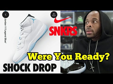 Air Jordan 11 Legend Blue Shock Drop? - YouTube