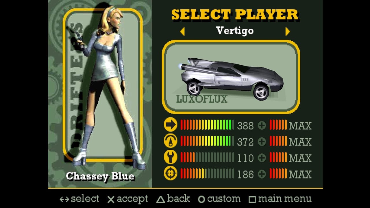 PS1 VIGILANTE 8 [2ND] ‣ CHASSEY BLUE ‣ QUEST 2 - YouTube