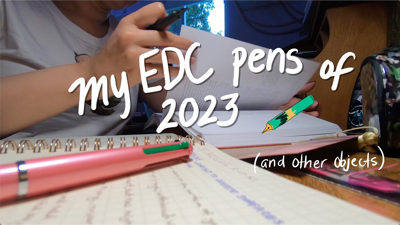 My Writing Tools EDC 2023 - YouTube