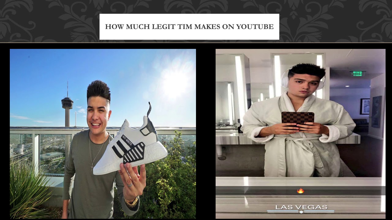 How much Legit Tim makes on Youtube - YouTube
