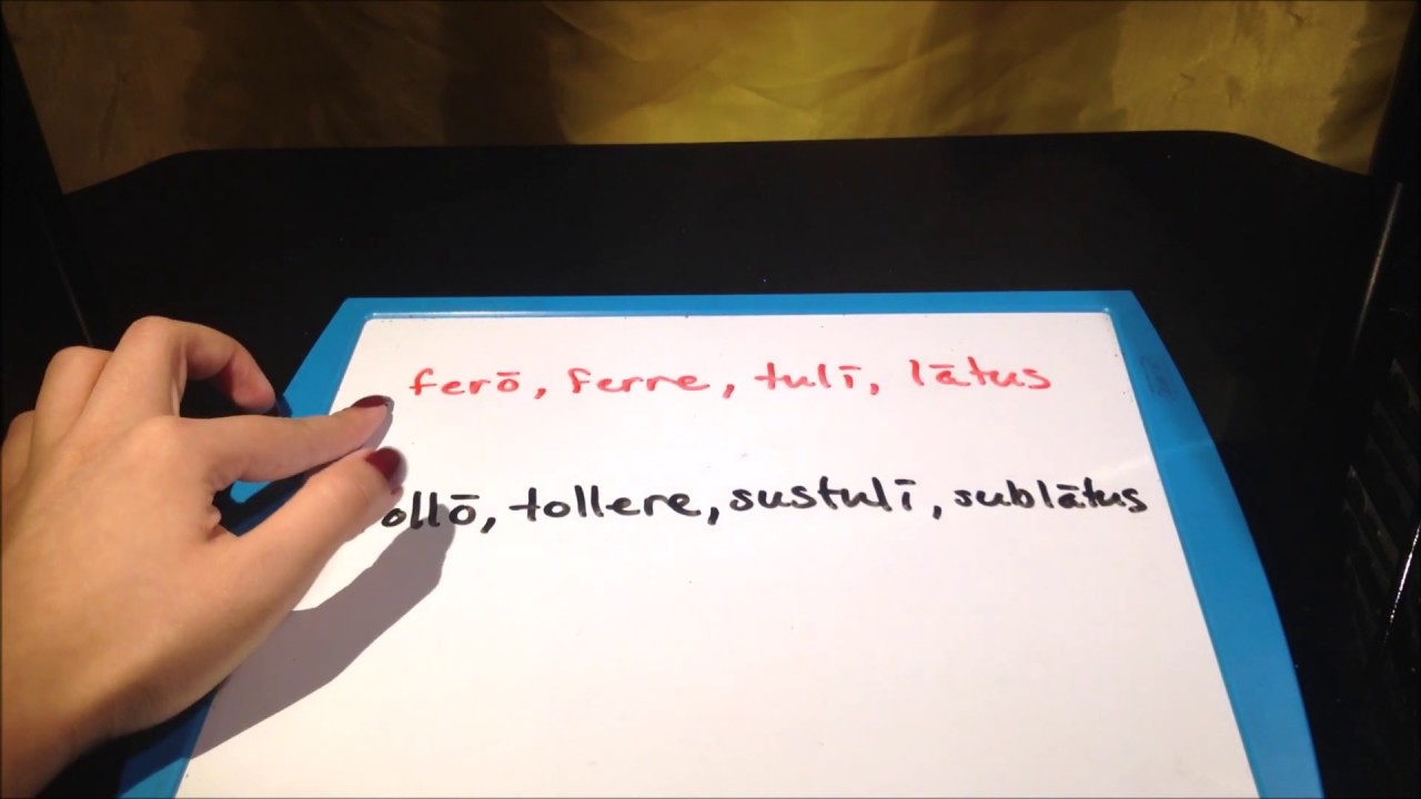 ASMR whisper: Latin Verbs ferre and tollere (Comparison) - YouTube