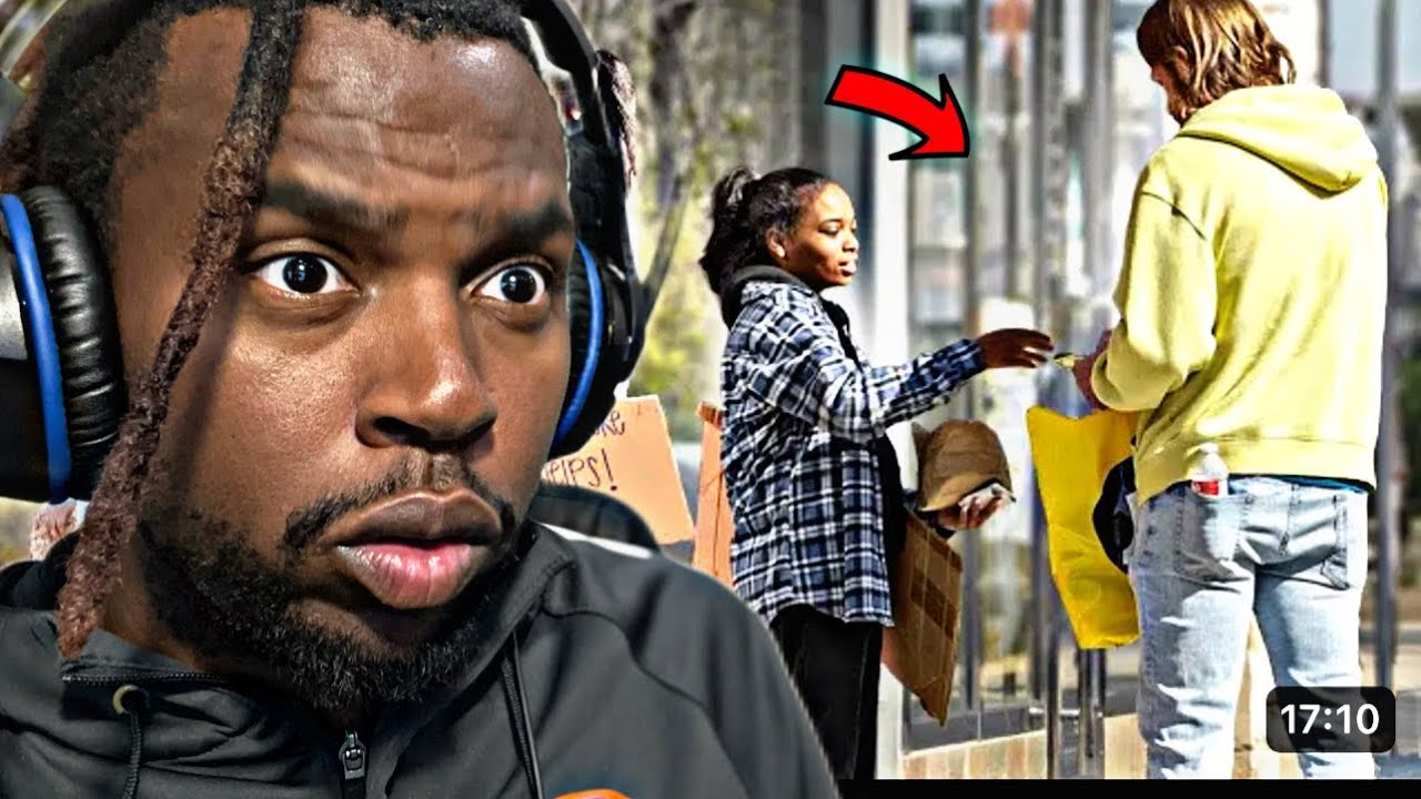 Homeless BAREFOOT Asking for Help! FT LEXXIAM - YouTube
