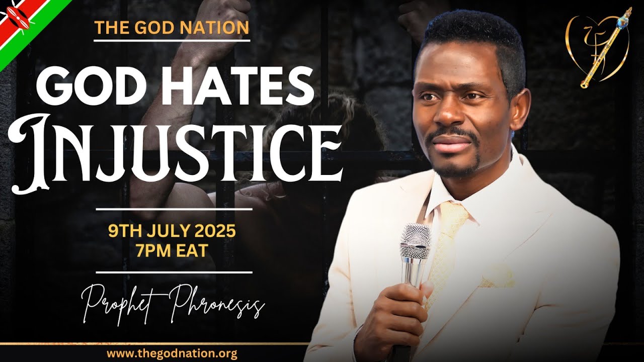 GOD HATES INJUSTICES || PROPHET PHRONESIS - YouTube